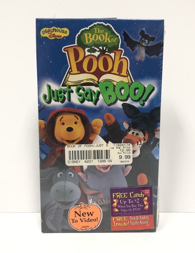THE BOOK OF POOH JUST SAY BOO! Live-Action VHS Disney Playhouse RARE ...