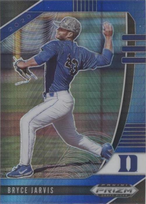 2020 Panini Prizm Draft Picks - Bryce Jarvis #PDP18 Blue & Carolina Blue Hyper Prizm (RC) for ...