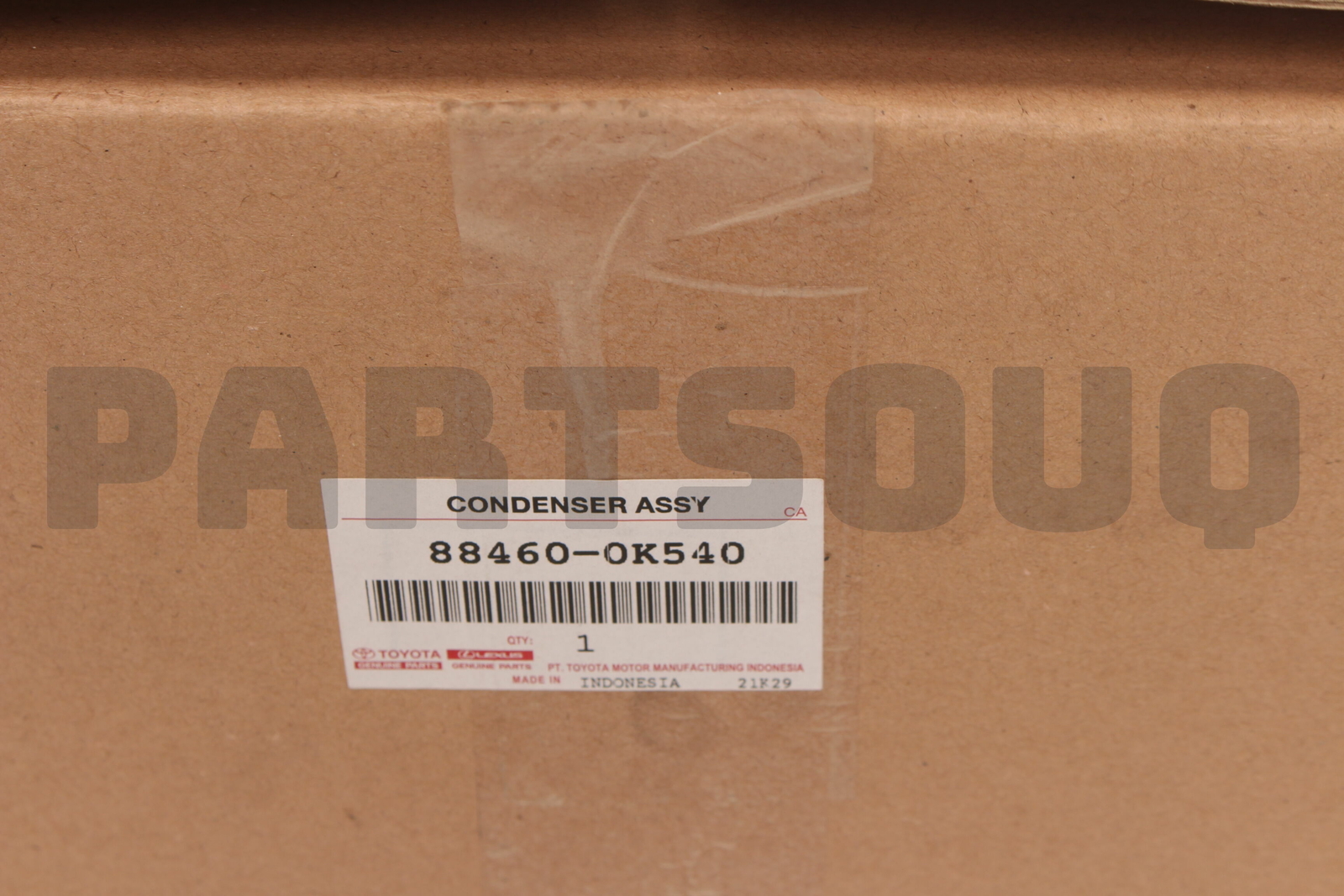 884600K540 Genuine Toyota CONDENSER ASSY, COOLER 88460-0K540 | eBay
