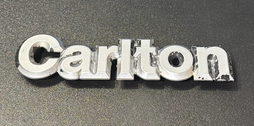 VAUXHALL CARLTON - VINTAGE METAL CAR BADGE / EMBLEM - 172 X 40 MM | eBay