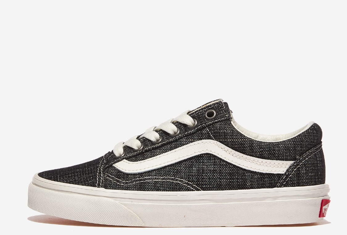VANS old skool men's sneakers LOW TOP THREADED DENIM BLACK VANS old skool men's sneakers LOW TOP THREADED DENIM BLACK