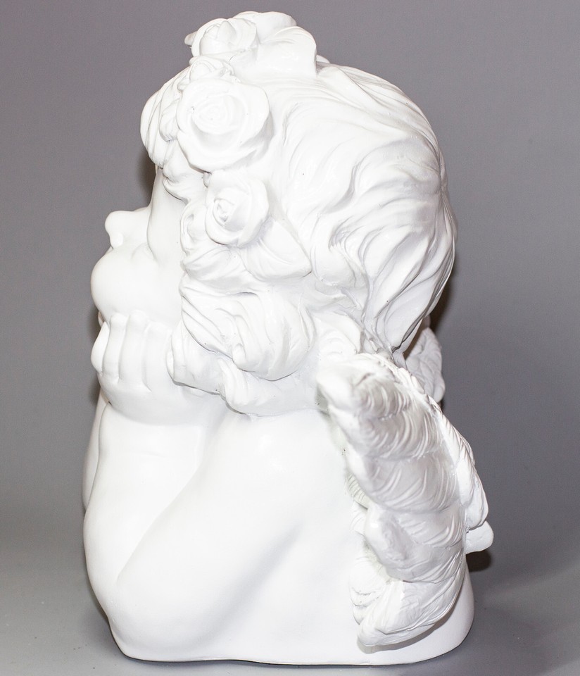 Dreaming Angel Bust Statue Christian Sculpture Memorial Religious ...