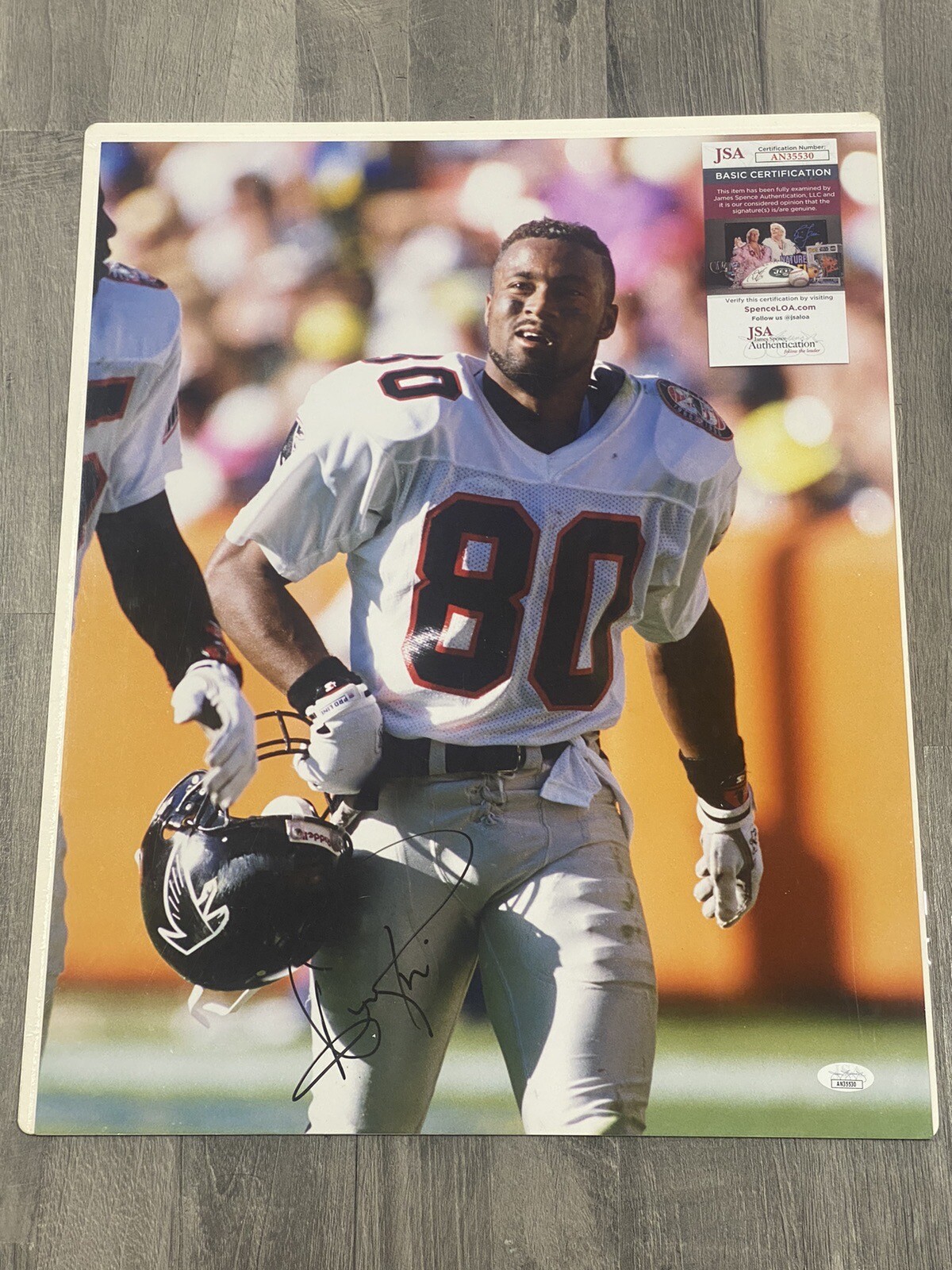 Andre Rison Hand-Signed Autographed Atlanta Falcons 16x20 Photo JSA COA ...