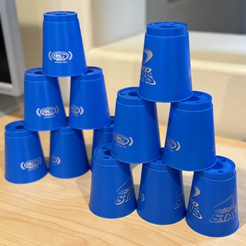 12 Speed Stacks Replacement Cups Blue Excellent Condition. | eBay