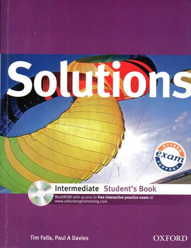 SOLUTIONS INTERMIDIATE Student's book + Workbook - oxford - inglese + CD Davies | eBay