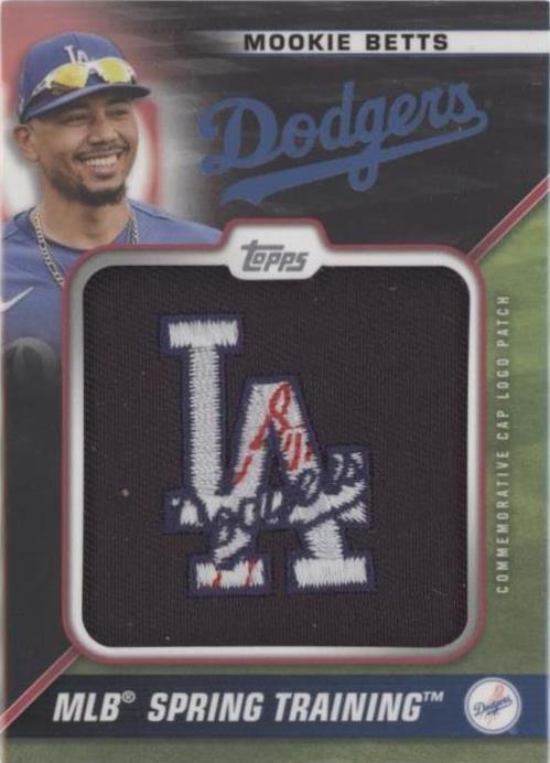 2021 Topps - Spring Training Cap Logo Manufactured Patches Mookie Betts ...