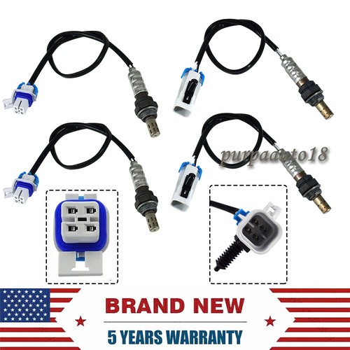 Set 4 Upstream& Downstream O2 Oxygen Sensor For Chevy Silverado GMC ...