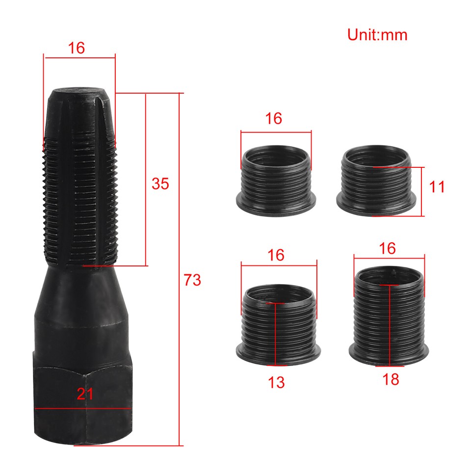 14mm Spark Plug Re-Thread Rethreader Repair Tap Tool Reamer Inserts ...