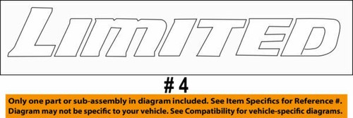 75455-0C070 Toyota Plate, front door name, no.2 754550C070, New Genuine ...