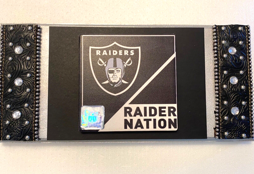 RAIDER NATION WALL PLAQUE/SIGN, 12" x 5" Artist Created, Of'l Licensed ...
