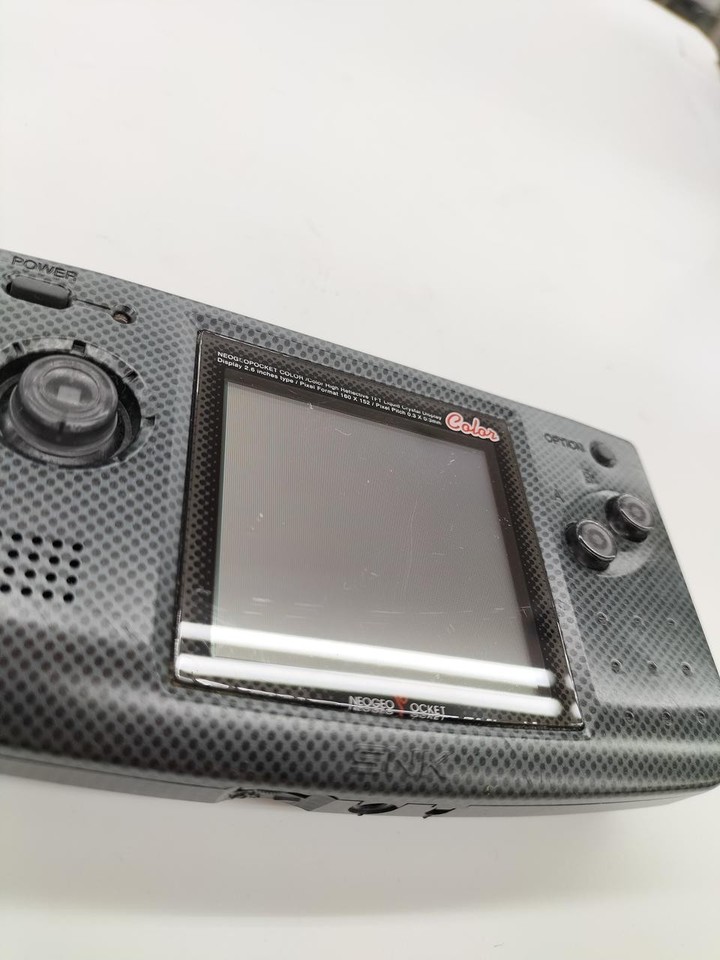 SNK Neo Geo Pocket Color Handheld Console Carbon Black Tested Working ...