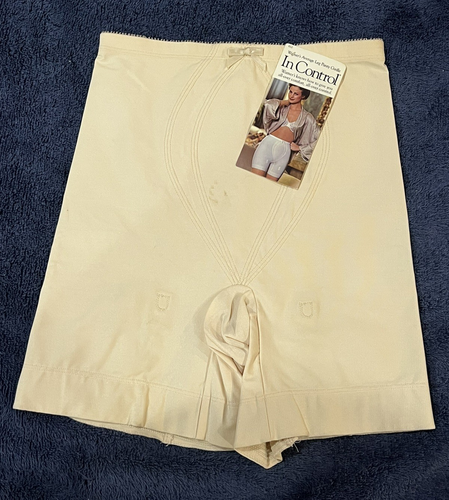 VINTAGE WARNERS IN CONTROL LEG PANTY GIRDLE FULL COMFORT TUMMY CONTROL ...
