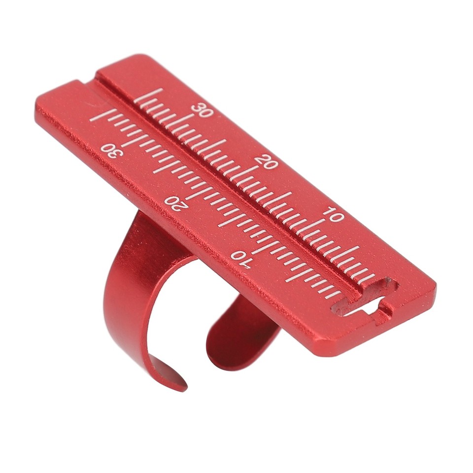 Red Endo Dental Measuring Ring Ruler - Precise Scale for Orthodontics ...