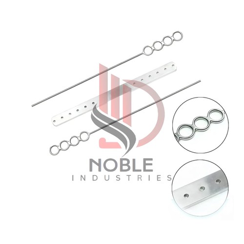 3 Pcs Set TONSILLECTOMY DRAFFIN BIPOD STANDS WITH PLATE Chest Support ...