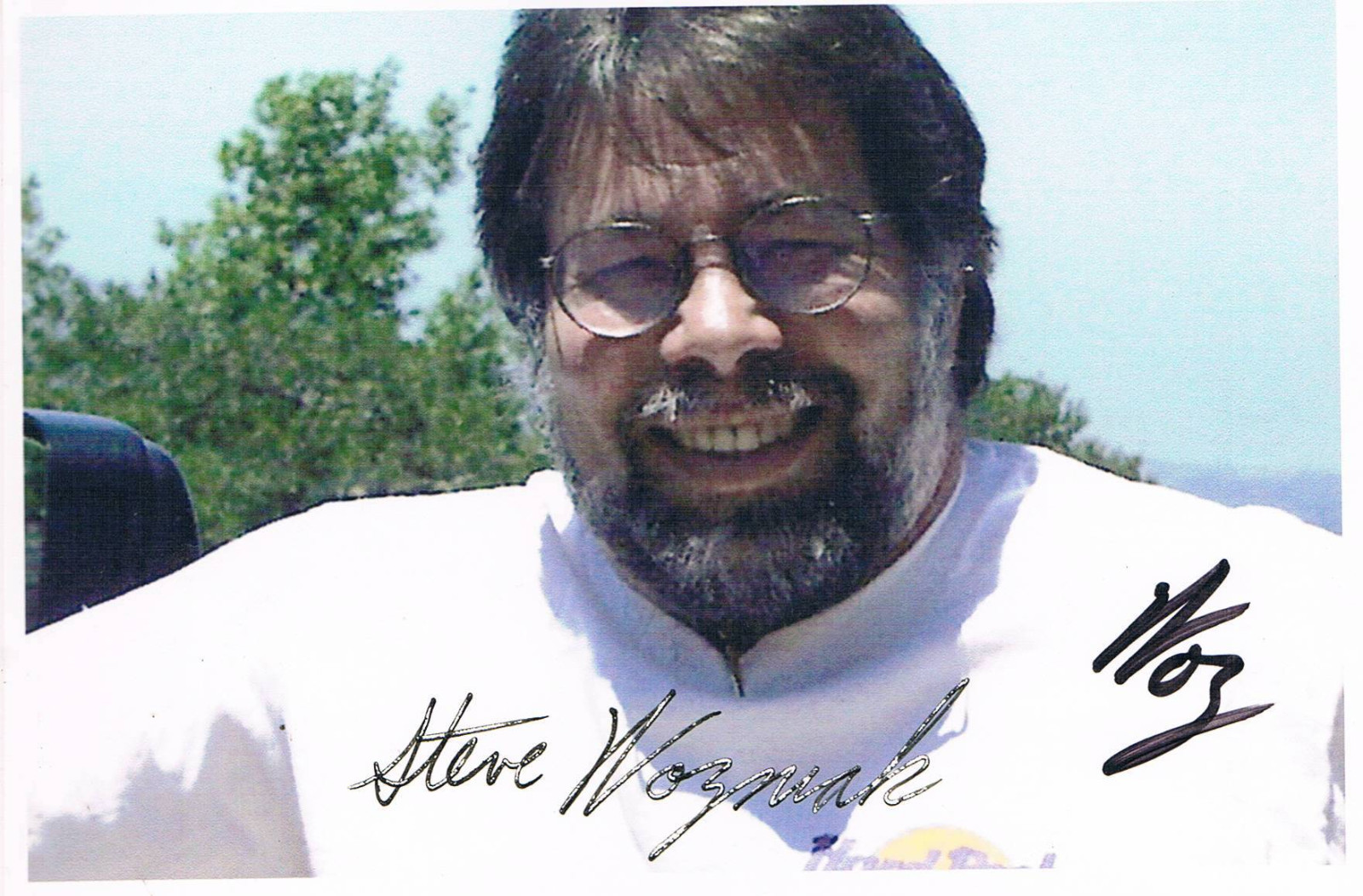 Steve 'Woz' Wozniak 1950- genuine autograph signed 4"x6" photo APPLE ...