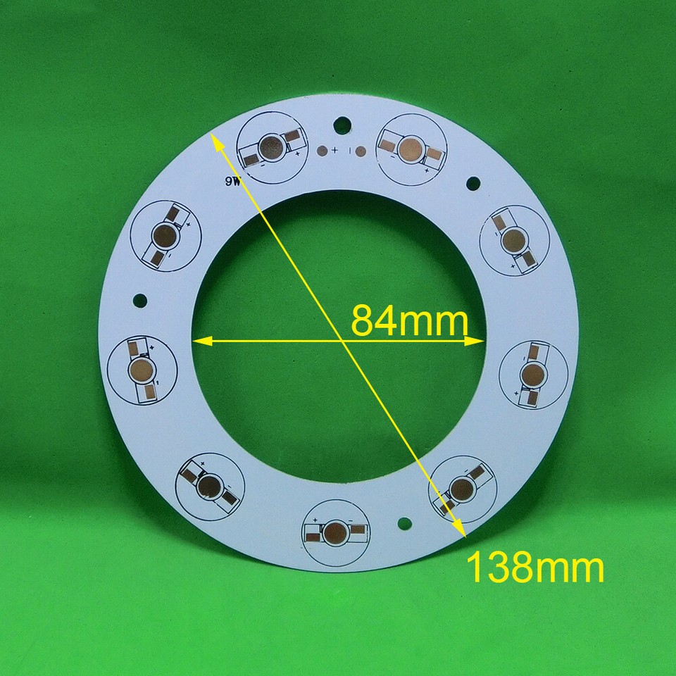 9W UV 365nm 395nm 420nm 440nm Purple LED +PCB 138mm for Lamp Light Bulb ...
