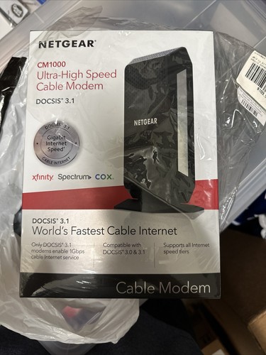 NETGEAR CM1000v2 DOCSIS 3.1 Cable Modem 689739747389| eBay
