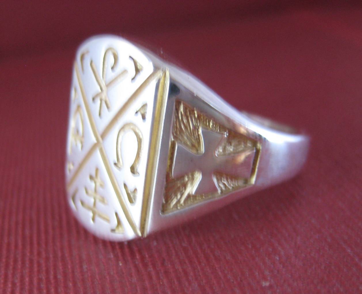 Sterling silver Bishop's ring - 2382-R | eBay