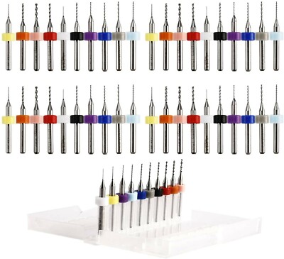 Solid Carbide - Set Of Micro Pcb Drill