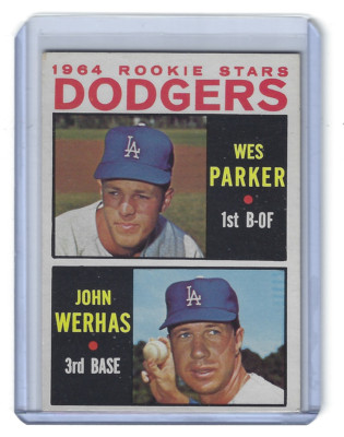 1964 Topps 64 DODGERS ROOKIE STARS, PARKER and WERHAS #456 Los Angeles ...