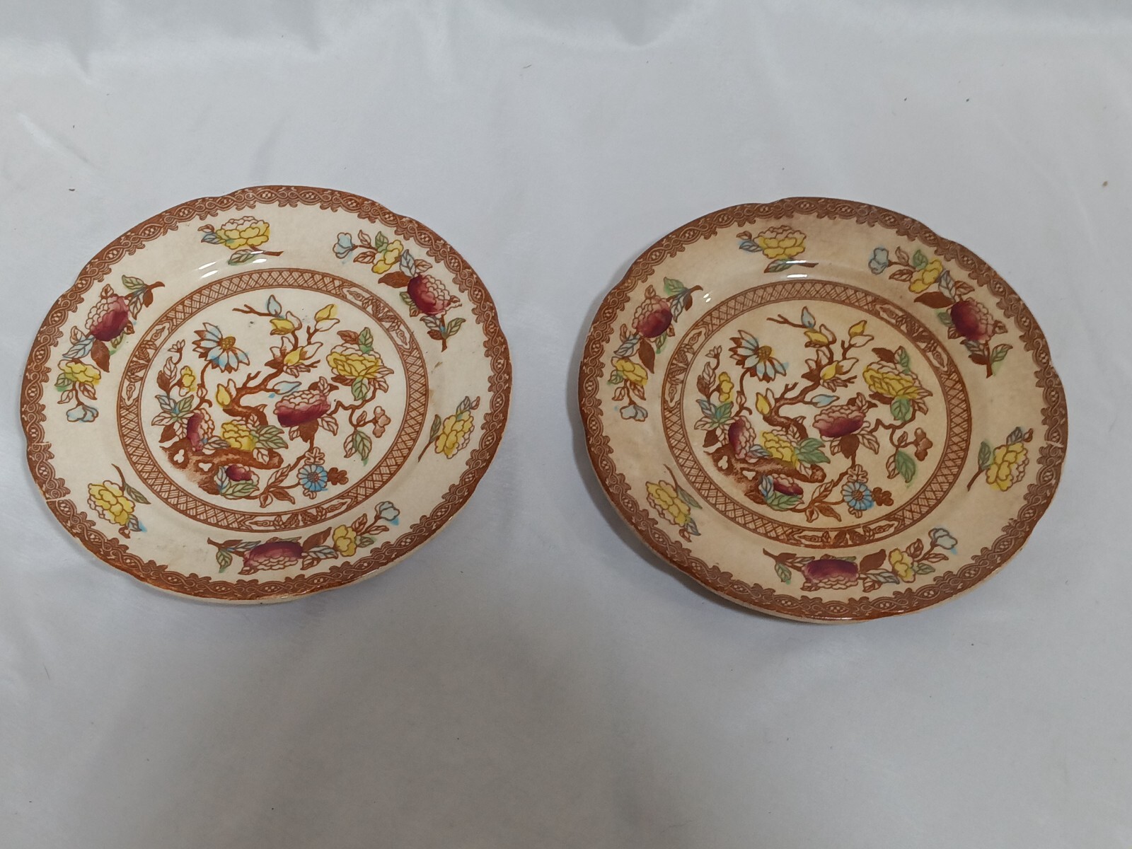 Vintage Indian Tree Maruta Japan Serving Plate Saucer 6- 1/2" Lot Of 2 ...