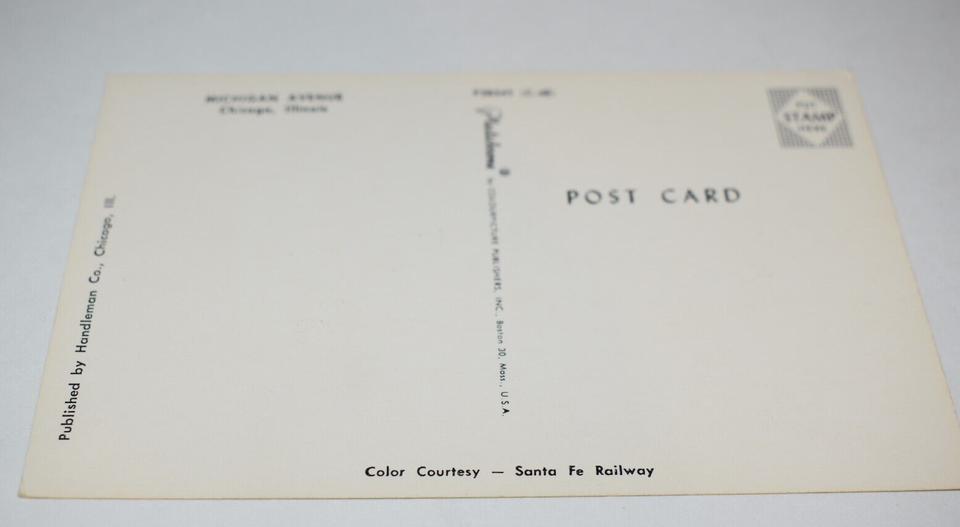 Michigan Avenue Chicago Illinois Postcard Colourpicture P38541 (C-48 ...