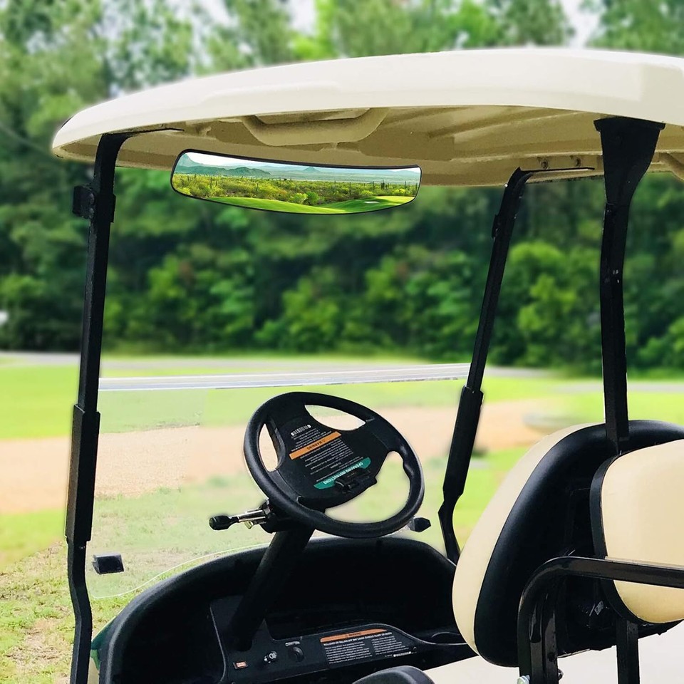 BETOOLL 16.5" Golf Cart Rear View Mirror Fits for EZGO, Yamaha, Club ...