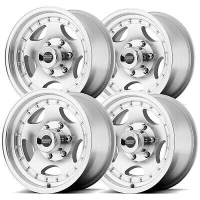 (Set of 4) American Racing AR23 15x7 5x4.75" -6mm Machined Wheels Rims ...