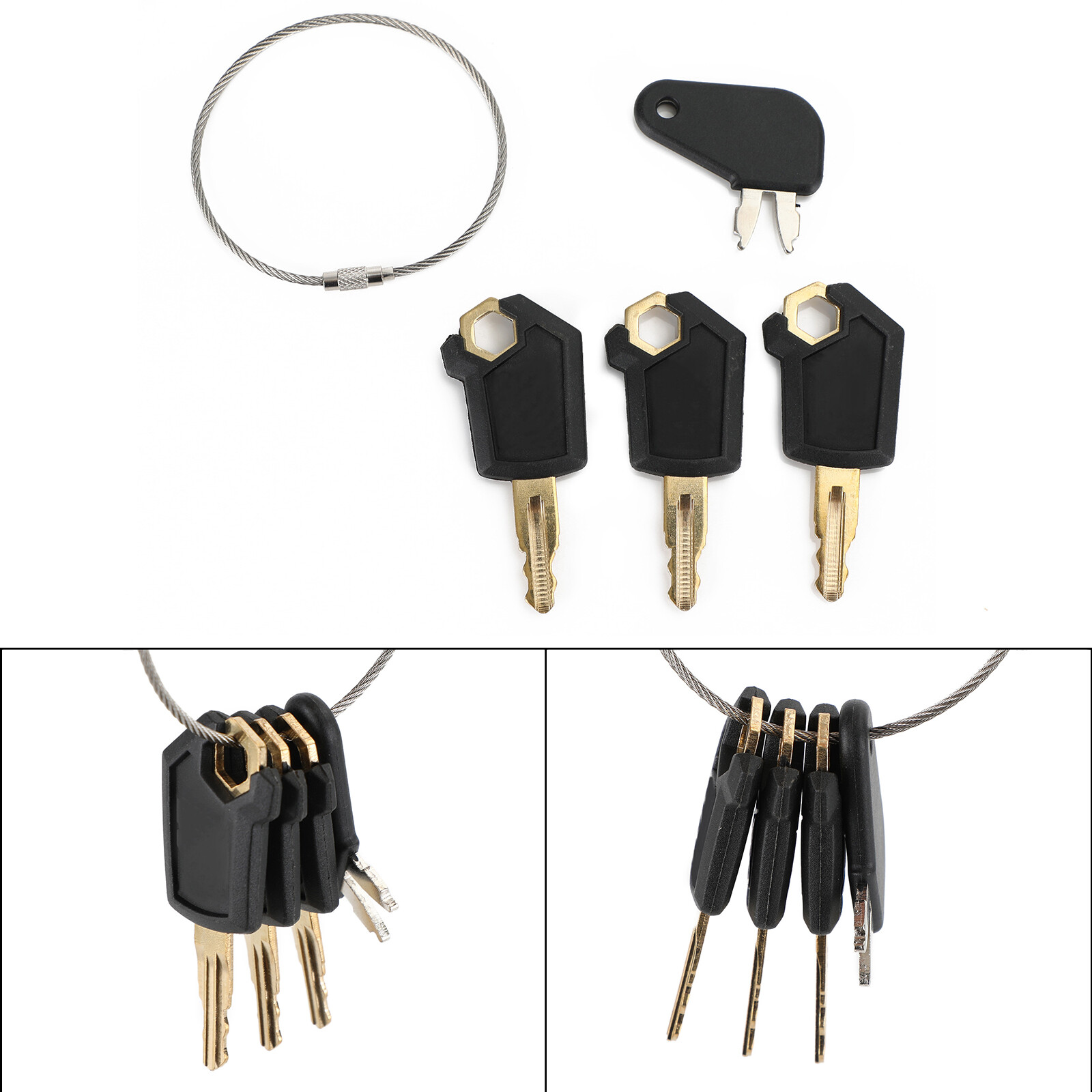 4 Ignition Key For Master Caterpillar Cat Heavy Equipment Dozer ...