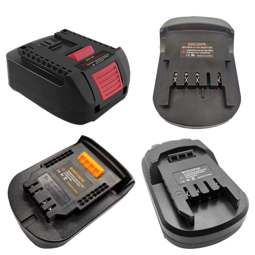 Battery Adapter For Bosch PBA 18V Li-Ion to for De-walt for Parkside ...