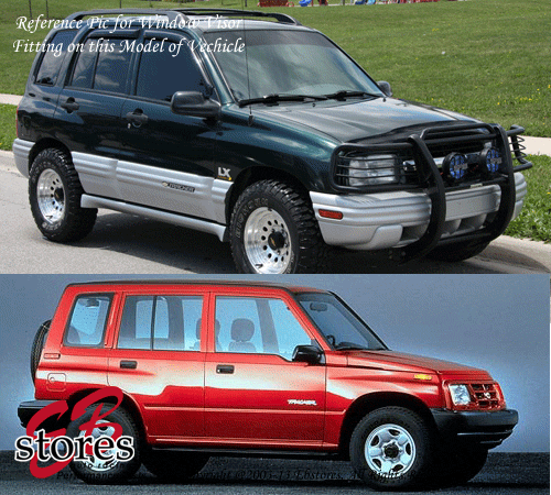 Tape-On Rain Guard Window Visor Jet Black 4pcs For 1998-2004 Chevrolet ...