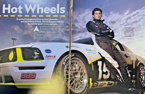 2007 Actor Patrick Dempsey Driving Race Cars | eBay
