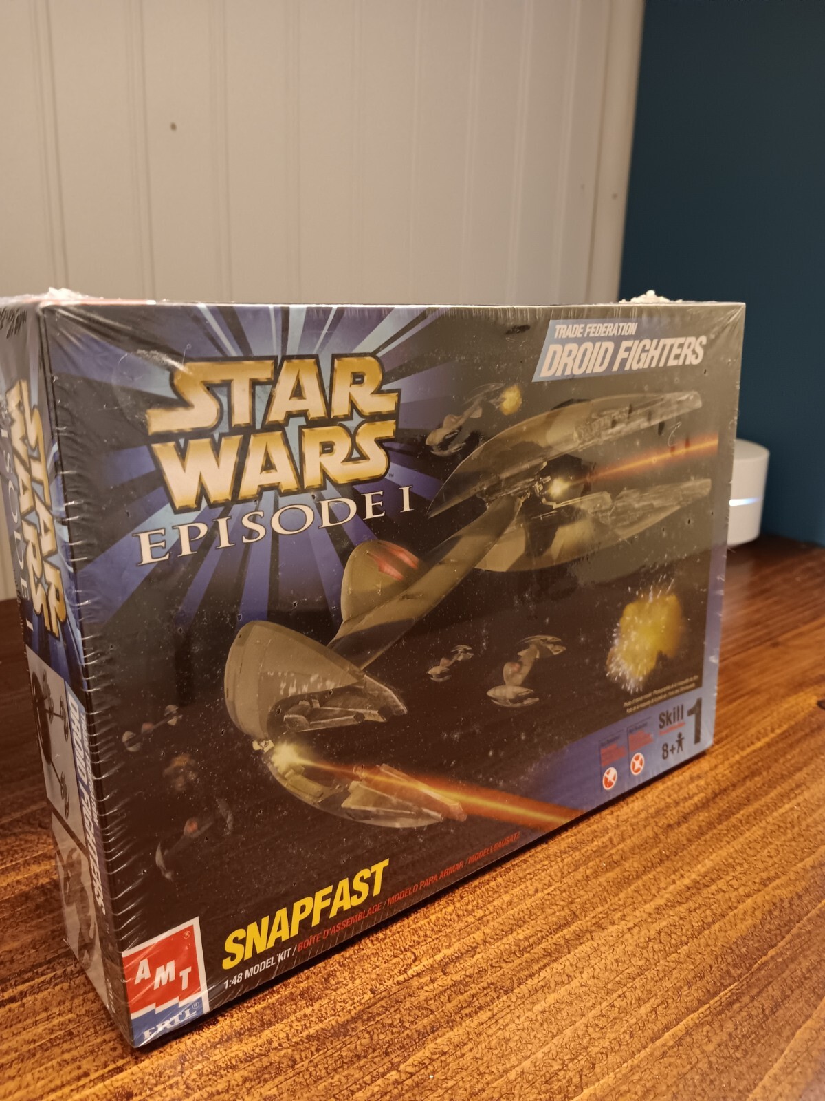 AMT Trade Federation Droid Fighters Star Wars Episode 1 Snap Model Kit ...