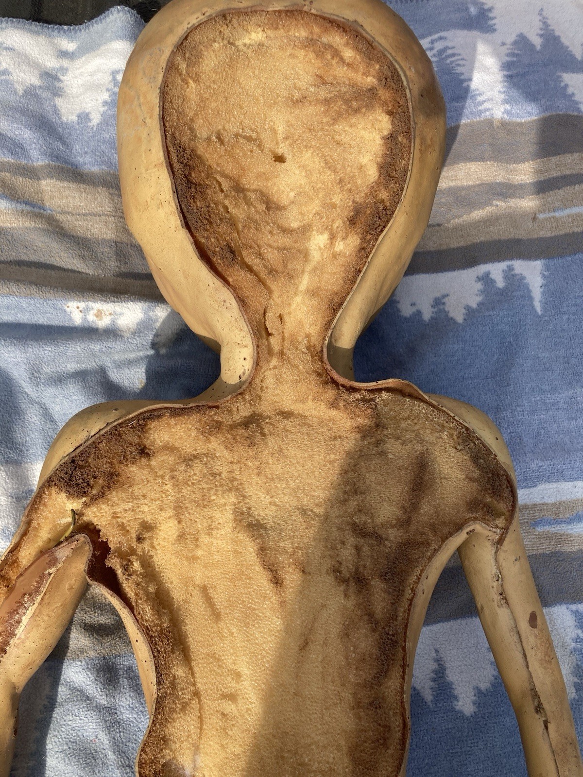 Vintage X-Files Life Size Alien (4ft) Rubber Foam Prop. | eBay