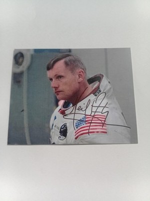 Neil Armstrong: Signed Photo, True 1990's Autograph. Rare Space ...