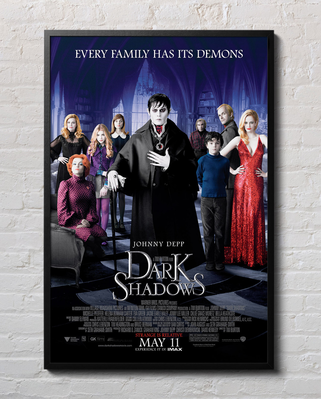 Dark Shadows Johnny Depp Poster