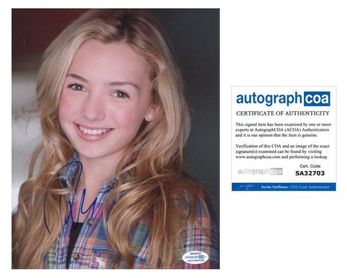 Peyton List "Jessie" AUTOGRAPH Signed 8x10 Photo ACOA | eBay