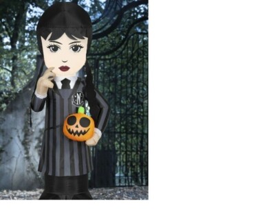 5FT TALL WEDNESDAY FROM THE ADDAMS FAMILY HALLOWEEN AIRBLOWN INFLATABLE ...