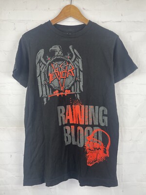 Slayer Raining Blood Black Short Sleeve Thrash Metal T-Shirt Size M | eBay