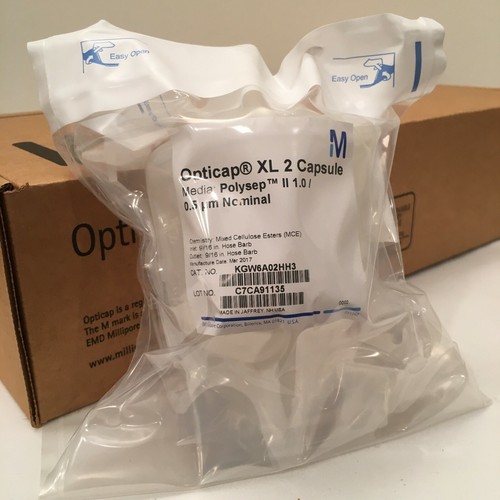 Millipore Opticap XL2 Polysep II filters, 1.0/0.5 um, 9/16" hose barbs ...