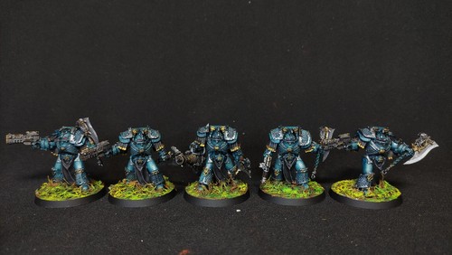 Warhammer 30k painted Alpha Legion terminators ready to play | eBay