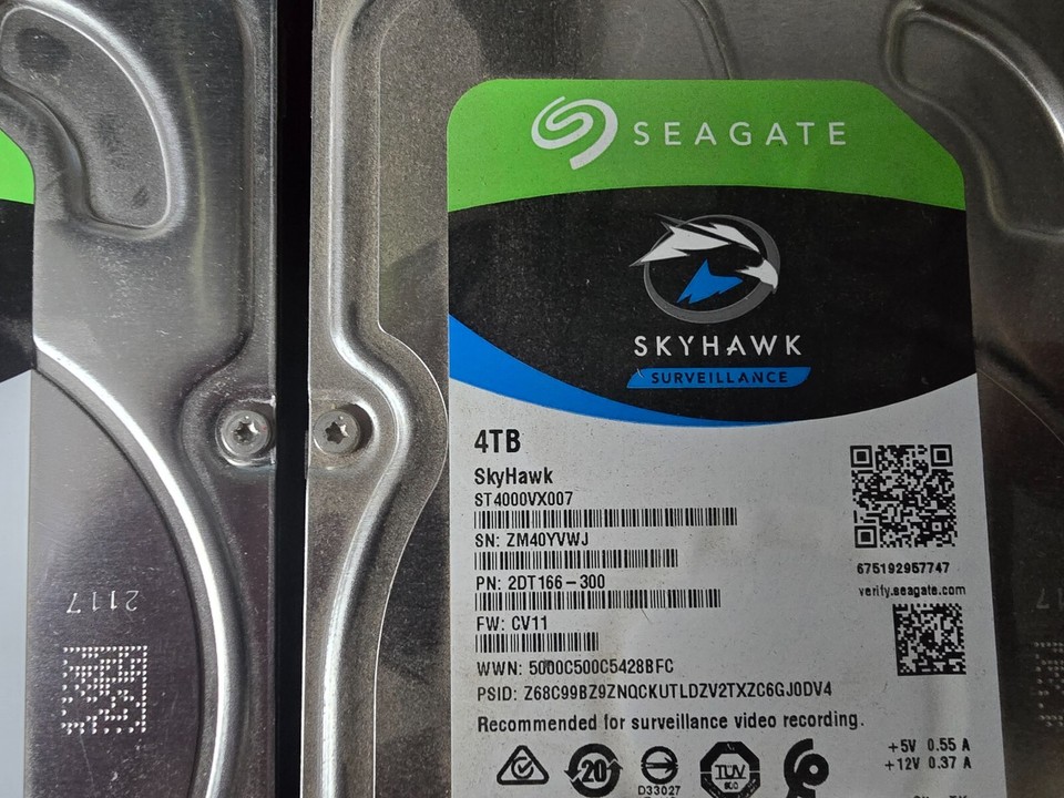 Seagate Skyhawk 4TB ST4000VX007 SATA 3.5 6Gb/s Surveillance Video HDD ...