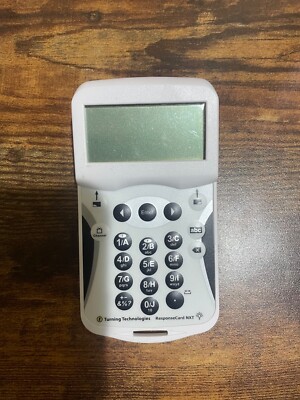 Turning Technologies ResponseCard NXT Clicker RCXR-03 — Great Condition ...