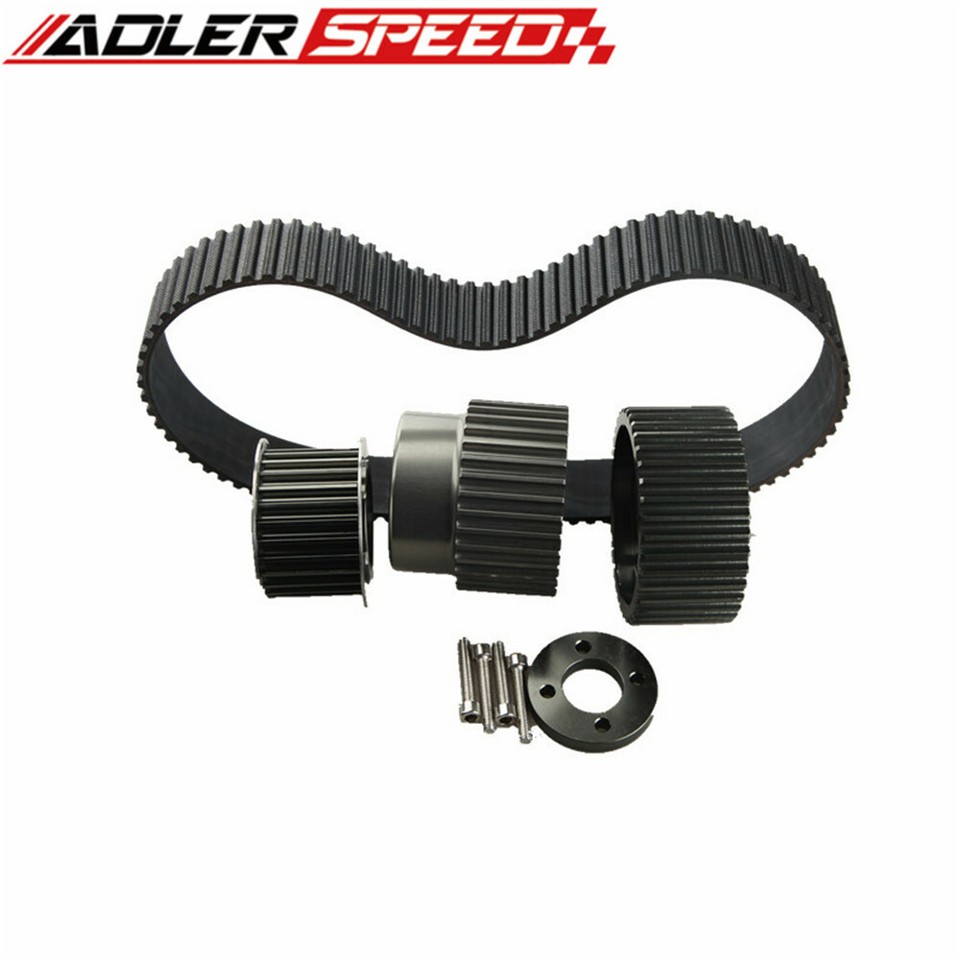 Titanium Gilmer Drive Pulley Kit 1.5" Notch Belt For 12A 13B 20B 15mm ...