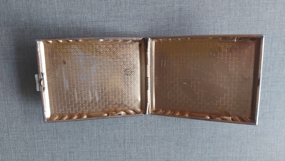 Wonderful Soviet cigarette case, dedicated to the First manned flight ...