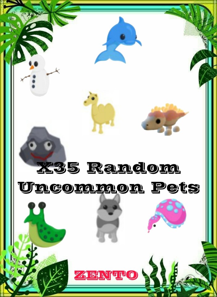 Adopt From Me X35 Random Uncommon Pets | eBay