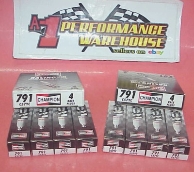 8 NEW Champion Racing Spark Plugs 791 C57YC | eBay
