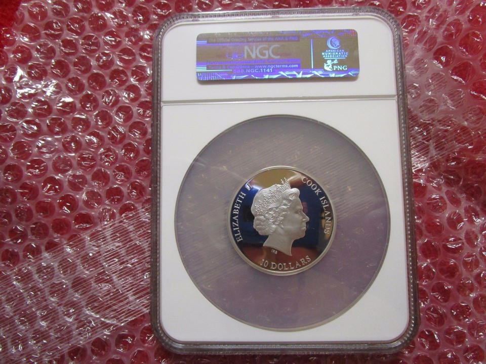 2015 Cook Islands Is Nano Life .999 1.5 oz Silver Coin w/ Nano Chip $10 ...