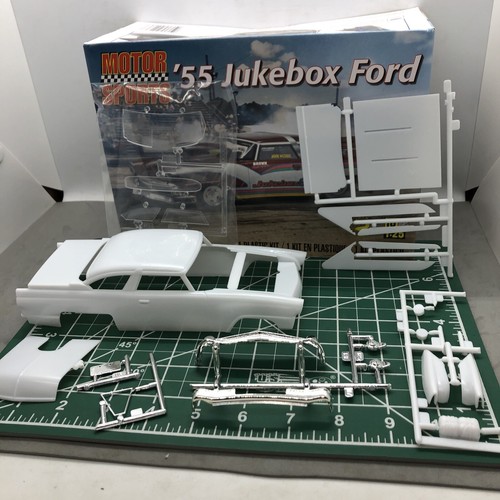 55 FORD Pro Mod Jukebox Hard BODY UNBUILT Slot Car? RVL 1:25 LBR MODEL ...