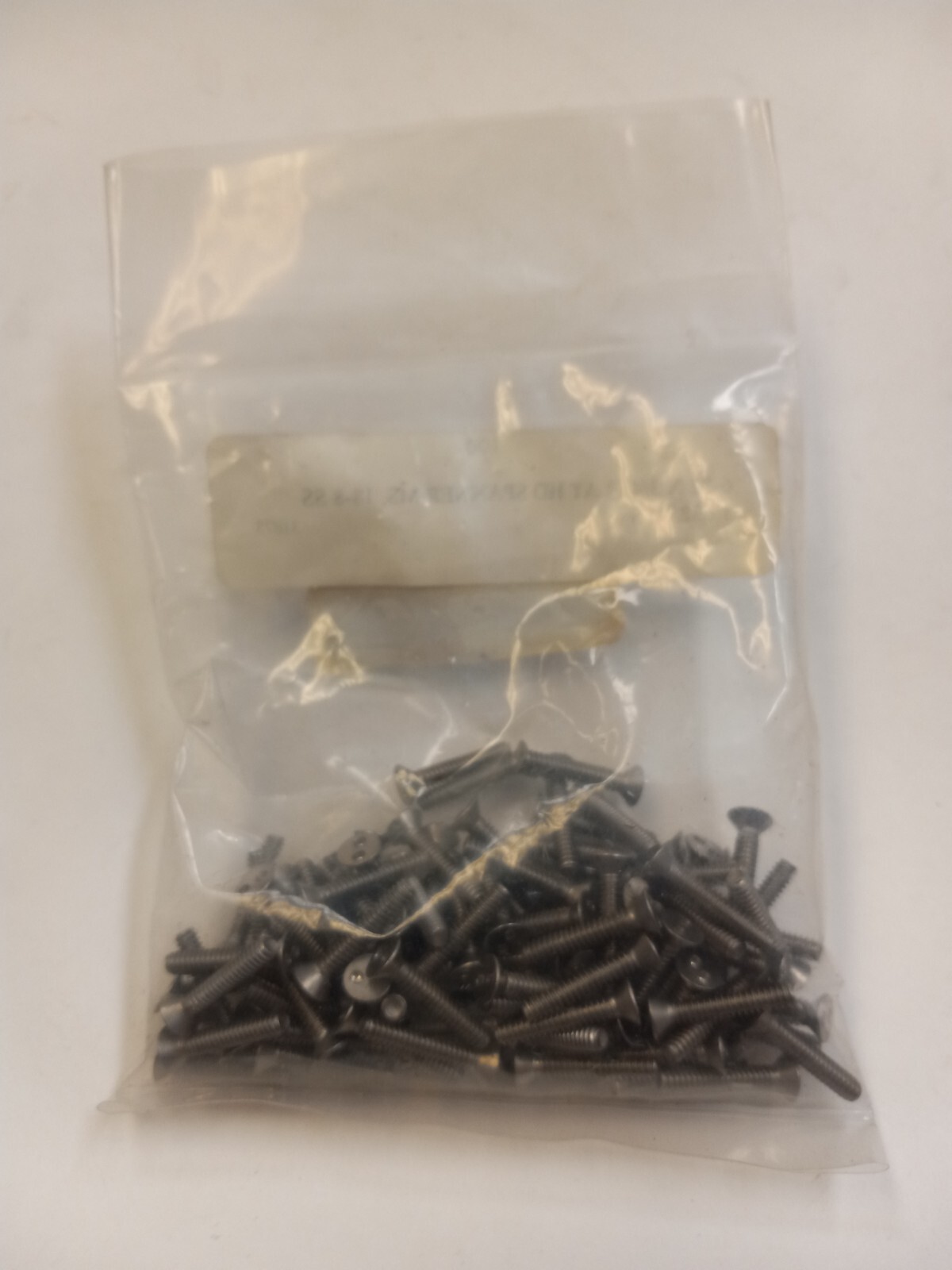 100pcs 6/32 x 3/4" Stainless Spanner/Snake Eye Security Flat Head ...